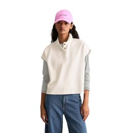Marc O'Polo Poloshirt MARC O'POLO DENIM "aus Organic Cotton", Damen, Gr. XL, silky wei&szlig;, Obermaterial: 100% Baumwolle, unifarben, Shirts