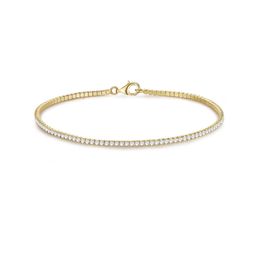 Trilani Armband Damen Gr&ouml;&szlig;e 19 goldgelb / transparent