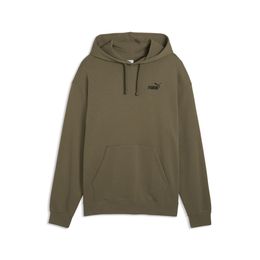 Hoodie Puma "Essentials Relaxed No.1 Logo Hoodie Herren", Herren, Gr. S, loden gr&uuml;n, Obermaterial: 68% Baumwolle, 32% Polyester. Kapuzenfutter: 100% Baumwolle. Rippe: 97% Baumwolle, 3% Elasthan, relaxed fit, Sweatshirts Hoodie