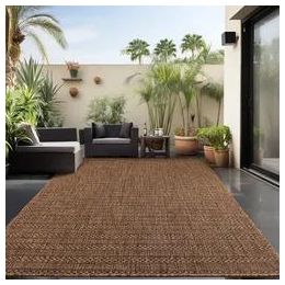 Outdoorteppich Ayyildiz TEPPICHE "ZAGORA 4513", braun (kupferfarben), B:80cm H:5mm L:150cm, Polypropylen, Teppiche, Outdoorteppich, L&auml;ufer, Pflegeleicht, Strapazierf&auml;hig, In- und Outdoor geeignet