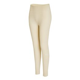 Leggings YEAZ "Leggings CHARM", Damen, Gr. S, US, beige, Obermaterial: 87% Nylon NY. 13% Elasthan EL., Hosen Leggings