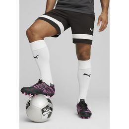 Trainingsshorts Puma "INDIVIDUALRISE SHORTS", Herren, Gr. XXL, N-Gr, Puma schwarz, Puma wei&szlig;, Netz, Obermaterial: 100% Polyester, unifarben, regular fit kniefrei, Hosen, f&uuml;r Sportmode, mit atmungsaktiven Mesh-Eins&auml;tzen, modernes Design