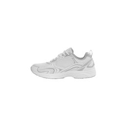 Bootsschuh Kappa "Kappa Low shoe KMLogo", Herren, Gr. 46, Normalschaft, wei&szlig;, grau lt, Obermaterial: 60% Polyester, 40% Polyurethan, Schuhe Bootsschuh