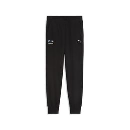 Sporthose Puma "BMW M MOTORSPORT Essentials Hose Herren", Herren, Gr. L, Normalgr&ouml;&szlig;en, schwarz, Obermaterial: 32% Polyester, 68% Baumwolle. Rippe: 97% Baumwolle, 3% Elasthan. Unterer Saum: 3% Elasthan, 97% Baumwolle. Seitentasche &ndash; Oben: 100% Baumwolle, unifarben, regular fit, Hosen Sporthose