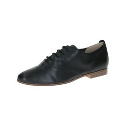 Schn&uuml;rschuh Caprice "Caprice Halbschuhe Nappaleder", Damen, Gr. 37,5, schwarz, Nappaleder, Schuhe Schn&uuml;rschuh
