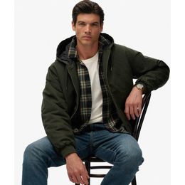 Superdry Herren Canvas Surplus Kapuzenjacke Green - Gr&ouml;&szlig;e: S 10202005009831KM001