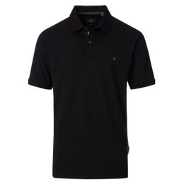 Poloshirt Casamoda "Casamoda Polo-Shirt uni", Damen, Gr. L, schwarz, 95% Baumwolle, 5% Elasthan, Shirts
