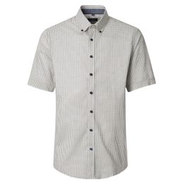 Kurzarmhemd Casamoda "Casamoda Freizeithemd Kurzarm Print", Herren, Gr. 5XL, Normalgr&ouml;&szlig;en, beige, 100% Baumwolle, bedruckt, comfort fit, Hemden