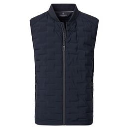 Steppweste Casamoda "Casamoda Steppweste uni", Herren, Gr. M, dunkelblau, 100% Polyester, Westen Steppweste