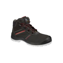 Sicherheitsschuh SAFETY JOGGER WORKS "Montis" Gr. 44, grau (grau, rot), 44, Obermaterial: 100% Synthetik synthetic., Schuhe