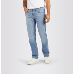 Regular-fit-Jeans MAC "Ben", Herren, Gr. 35, L&auml;nge 34, blau (blau stone), Denim/Jeans, Obermaterial: 99% Baumwolle, 1% Elasthan, Jeans