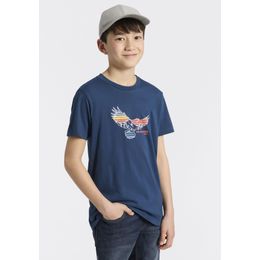 T-Shirt CMP, Jungen, Gr. 128, midnight, Obermaterial: 100% Baumwolle, Rundhals, Shirts T-Shirt, f&uuml;r Kinder