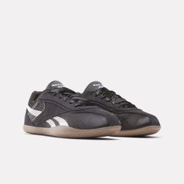 Trainingsschuh Reebok CLASSIC "ULTRA LO", Damen, Gr. 38,5, schwarz, wei&szlig;, gum, Leder, Textil, Schuhe
