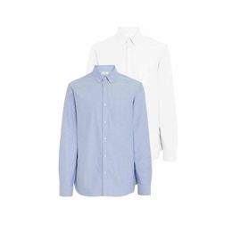 Marks & Spencer Marks & Spencer Shirt Herren Gr&ouml;&szlig;e L blau / wei&szlig;