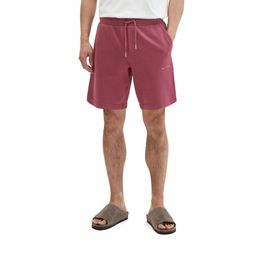 Marc O'Polo Shorts MARC O'POLO "aus weicher Bio-Baumwolle", Herren, Gr. L, Normalgr&ouml;&szlig;en, acai rot, Obermaterial: 100% Baumwolle, unifarben, regular fit kurz, Hosen Shorts