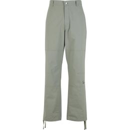 Stoffhose Karl Kani "Karl Kani Og Straight Leg Ripstop Pants", Herren, Gr. M, US-Gr&ouml;&szlig;en, gr&uuml;n, 100% Baumwolle, unifarben, loose fit, Hosen Stoffhose