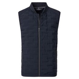 Steppweste Casamoda "Casamoda Steppweste uni", Herren, Gr. XXL, dunkelblau, 100% Polyester, Westen Steppweste