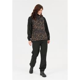 Outdoorjacke WEATHER REPORT "Camelia", Damen, Gr. 40, schwarz (braun, schwarz), 90% Polyester, 10% Elasthan, mehrfarbig, normal, ohne Ausschnitt, Jacken Outdoorjacke, mit 15.000 mm Wassers&auml;ule