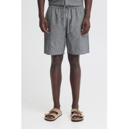 Bermudas Blend "BHABAN LIN SHORTS PP NOOS", Herren, Gr. M, N-Gr, salute, Web;Leinenmischung, Obermaterial: 70% Baumwolle, 30% Leinen, Leinenoptik, unifarben, relaxed fit kniefrei, Hosen Bermudas, in sommerlicher Leinen-Optik