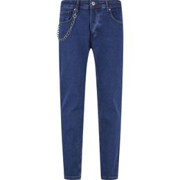 Bequeme Jeans 2Y Premium "2Y Premium Herren 2Y Tapered Fit Jeans", Herren, Gr. 31, Normalgr&ouml;&szlig;en, blau, 97% Baumwolle, 3% Elasthan, unifarben, Jeans
