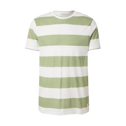 INDICODE Jeans T-Shirt 'Aringa' Herren Gr&ouml;&szlig;e S kiwi / wei&szlig;