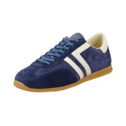 Sneaker Gant "Spearclub", Herren, Gr. 41, vintage blau, Veloursleder, Schuhe Sneaker, Schn&uuml;rschuh, Low Profile Sneaker mit modischem Kontrastbesatz