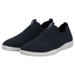 Slip-On Sneaker Rieker, Herren, Gr. 44, nachtblau, Textil, unifarben, Schuhe, Slipper, Schlupfschuh, Freizeitsneaker mit leichter Laufsohle