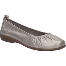 Ballerina Josef Seibel "Fenja 36, champagner", Damen, Gr. 37, beige (champagner), Obermaterial: 100% Rindsleder Leather cow., Schuhe Ballerina