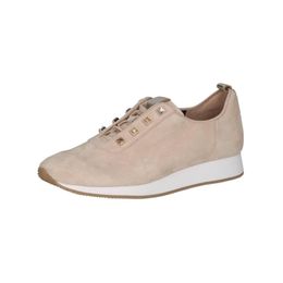 Sneaker Peter Kaiser "Peter Kaiser Sneaker Leder", Herren, Gr. 36, sand, Leder, Schuhe Sneaker