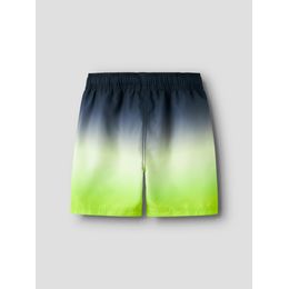 name it Badeshorts 'NKMZoccas' Jungen Gr&ouml;&szlig;e 116 hellblau / orange / dunkelorange