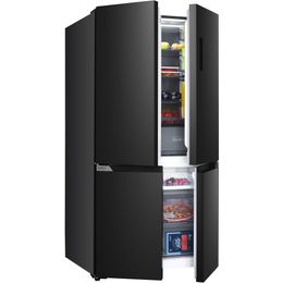 Hanseatic Multi Door "HCSI19090DBI", Energieeffizienz: D (A-G), schwarz, B:90,5cm H:190,2cm T:59,7cm, K&uuml;hlschr&auml;nke, Smart Zone, Topseller