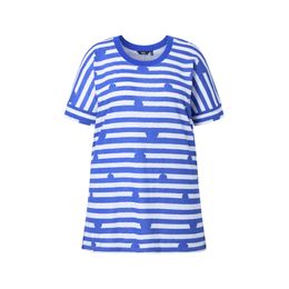 Ulla Popken Shirt Damen Gr&ouml;&szlig;e L/XL azur / wei&szlig;