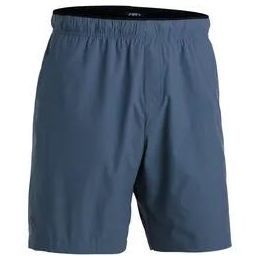 Outdoorhose Maier Sports "Fort Shorts M", Herren, Gr. 52, Normalgr&ouml;&szlig;en, jeansblau, 100% Polyester, Hosen Outdoorhose, kurze Hose Herren, luftige Wanderhose, leichte Outdoorhose, Reg Fit