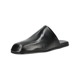 Pantolette Pavement "Pavement Pantoletten Leder", Damen, Gr. 38, schwarz, Leder, Schuhe Pantolette