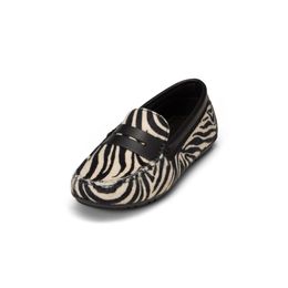 Marc O'Polo Mokassin MARC O'POLO "in Zebrafell-Optik", Damen, Gr. 41, schwarz, Obermaterial: 80% Polyester, 20% Leder, bedruckt, Schuhe Mokassin