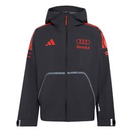 adidas Performance Sportjacke 'Audi Formula One Team Mechanics' Herren Gr&ouml;&szlig;e L rot / schwarz