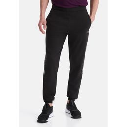Sporthose Stooker Men "SEAN Jogginghose", Herren, Gr. L, schwarz, Sweatware, 60% Baumwolle, 40% Polyester, gerade lang, Hosen Sporthose, Joginghose Regular Fit Sport Sweat f&uuml;r Herren