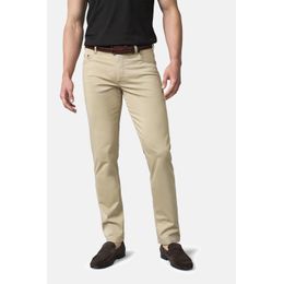 Chinos MEYER "M5 Five Pocket", Herren, Gr. 34, L&auml;nge 36, beige, 89% Baumwolle, 8% Elastomultiester, 3% Elasthan, unifarben, regular fit lang, Hosen, M5 Five aus High Performance Satin