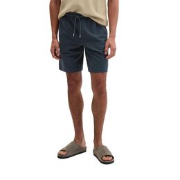 Marc O'Polo Shorts MARC O'POLO "aus weicher Bio-Baumwolle", Herren, Gr. L, Normalgr&ouml;&szlig;en, schwarz navy, Obermaterial: 100% Baumwolle, unifarben, regular fit kurz, Hosen Shorts