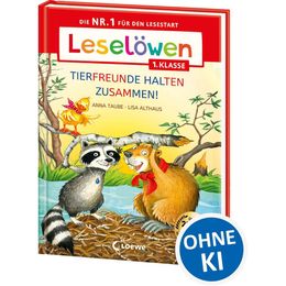 Lesel&ouml;wen 1. Klasse - Tierfreunde halten zusammen!