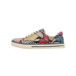 DOGO Sneaker low 'DOGO Sneaker - Painting in Harmony' Damen Gr&ouml;&szlig;e 38 bunt