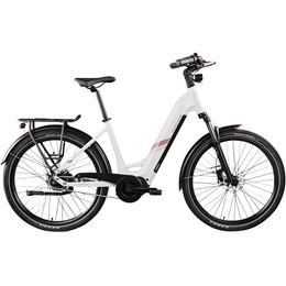 Z&uuml;ndapp E-Bike Z&Uuml;NDAPP "X800" Gr. 48, wei&szlig; (altwei&szlig;), Elektrofahrr&auml;der, 48cm, 27,5 Zoll (69,85cm), Pedelec, Elektrofahrrad f&uuml;r Damen und Herren, Topseller