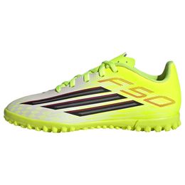 adidas Performance Fu&szlig;ballschuh 'F50 Club Turf' Jungen Gr&ouml;&szlig;e 33.5 neongelb / rot / schwarz / silber
