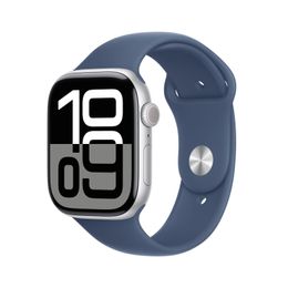 Apple Watch Series 10 (GPS + Cellular) 46mm Aluminiumgeh&auml;use Silber