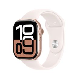 Apple Watch Series 10 (GPS + Cellular) 46mm Aluminiumgeh&auml;use Rosegold