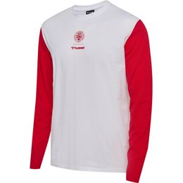 Hummel Shirt Herren Gr&ouml;&szlig;e 4XL rot / wei&szlig;