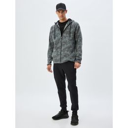 KOTON Sweatjacke Herren Gr&ouml;&szlig;e XL grau