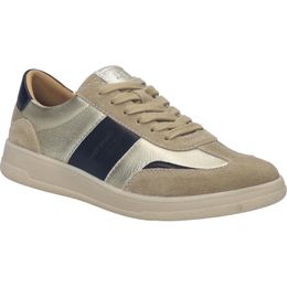 Sneaker Josef Seibel "Jade 01, cashmere-multi", Damen, Gr. 41, braun (cashmere, multi), Obermaterial: 100% Rindsleder Leather cow., Schuhe Sneaker