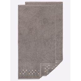 Ross Handtuch, taupe, Gr&ouml;&szlig;e 50x100 cm, 2 - Handt&uuml;cher