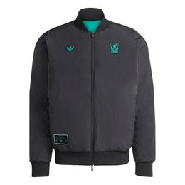 adidas originals Trainingsjacke 'FC Liverpool Terrace Icons' Herren Gr&ouml;&szlig;e S t&uuml;rkis / schwarz